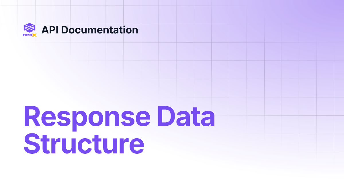 Response Data Structure | API Documentation