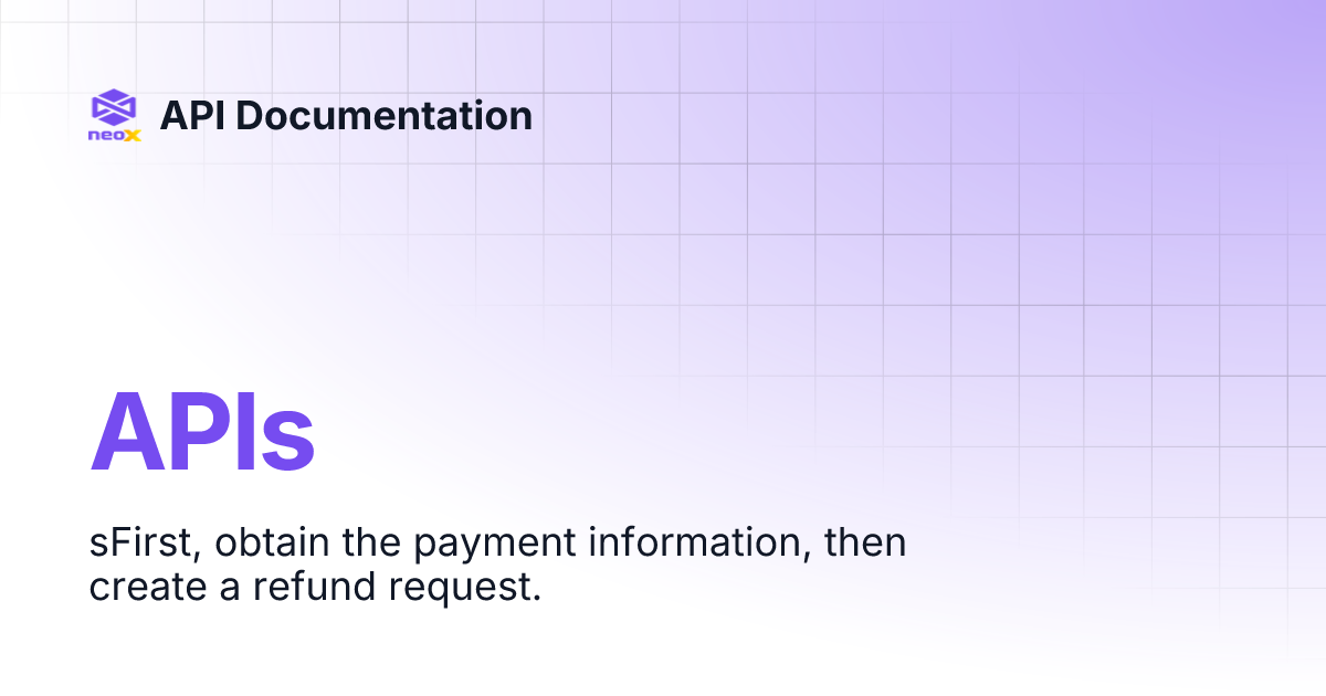 APIs | API Documentation