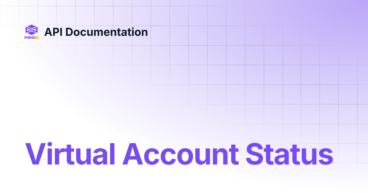 Virtual Account Status | API Documentation