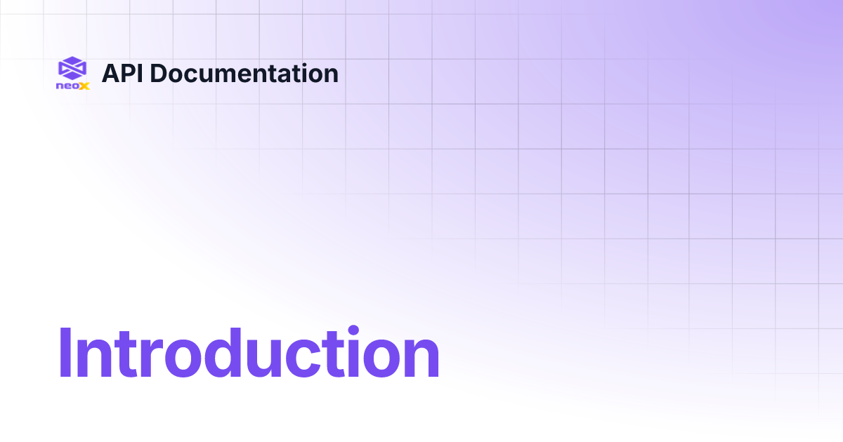 Introduction | API Documentation
